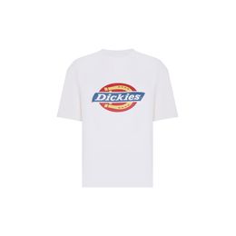 Dickies T-Shirt '6E98' Damen Gr&ouml;&szlig;e L himmelblau / lachs / wei&szlig;