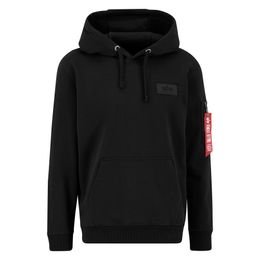 Alpha Industries Sweatshirt Herren Gr&ouml;&szlig;e L rot / schwarz / wei&szlig;