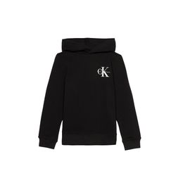 Calvin Klein Jeans Sweatshirt Jungen Gr&ouml;&szlig;e 116 hellgrau / schwarz / wei&szlig;