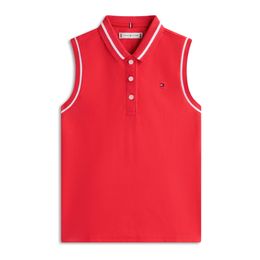 Tommy Hilfiger Top 'CLASSIC' M&auml;dchen Gr&ouml;&szlig;e 98 knallrot / wei&szlig;