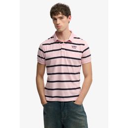 Superdry & Co Poloshirt Herren Gr&ouml;&szlig;e XL marine / rosa