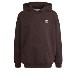 adidas originals Sweatshirt 'Loose Fleece Hoodie' Jungen Gr&ouml;&szlig;e 170 schoko / wei&szlig;
