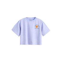 next T-Shirt M&auml;dchen Gr&ouml;&szlig;e 104 azur / taubenblau / orange / rosa
