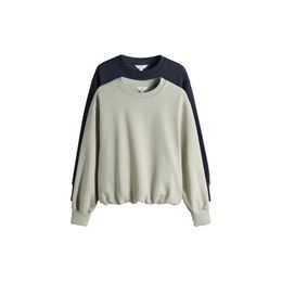 The Set Sweatshirt Damen Gr&ouml;&szlig;e S navy / pastellgr&uuml;n