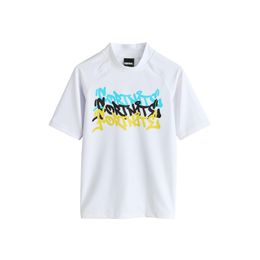 next T-Shirt 'Rash' Jungen Gr&ouml;&szlig;e 116 aqua / gelb / schwarz / wei&szlig;