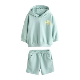 next Set: Sweatshirt und Shorts Jungen Gr&ouml;&szlig;e 80 gelb / mint