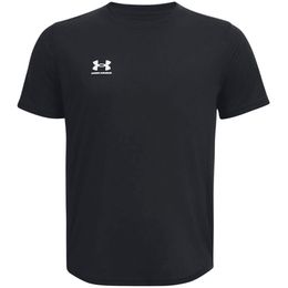 Under Armour Funktionsshirt 'Challenger' Jungen Gr&ouml;&szlig;e 176/188 schwarz / wei&szlig;
