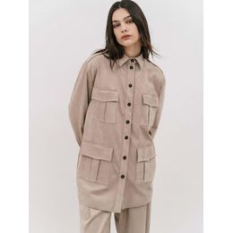 4tailors Shirt 'Chili' Damen Gr&ouml;&szlig;e XXL beige