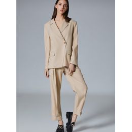 4tailors Bundfaltenhose Damen Gr&ouml;&szlig;e 36 beige