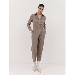 4tailors Jumpsuit 'Hot Sauce' Damen Gr&ouml;&szlig;e L beige