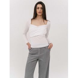 4tailors Top Damen Gr&ouml;&szlig;e XS/S wei&szlig;