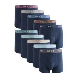 next Boxershorts Herren Gr&ouml;&szlig;e L navy / braun / grau / lila