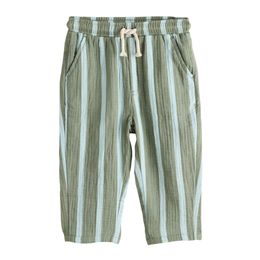 next Hose Jungen Gr&ouml;&szlig;e 116 hellblau / gr&uuml;n