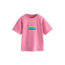 next T-Shirt Jungen Gr&ouml;&szlig;e 104 aqua / hellpink / schwarz / wei&szlig;
