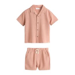 next Set: Hemd und Shorts Jungen Gr&ouml;&szlig;e 134 apricot