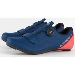 Bontrager Circuit Rennradschuhe nautical navy/radioactive coral 37