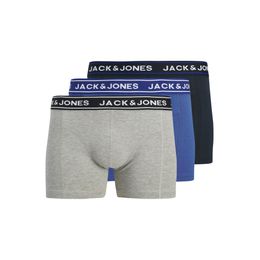 Jack & Jones Jack & Jones Boxershorts 'JACDANNY' Herren Gr&ouml;&szlig;e XS blau / dunkelblau / graumeliert