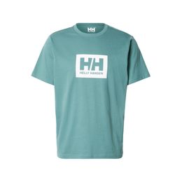 Helly Hansen T-Shirt 'BOX 2.0' Herren Gr&ouml;&szlig;e S petrol / wei&szlig;