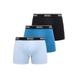 BOSS Boxershorts 'Power' Herren Gr&ouml;&szlig;e L azur / pastellblau / schwarz