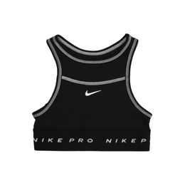 Nike Sporttop 'SWOOSH' M&auml;dchen Gr&ouml;&szlig;e 128/138 hellgrau / schwarz