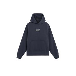 Scalpers Sweatshirt Herren Gr&ouml;&szlig;e XL navy / wei&szlig;