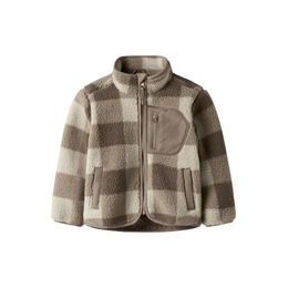 name it Jacke 'NMMMONICO' Jungen Gr&ouml;&szlig;e 104 creme / braun / hellbraun