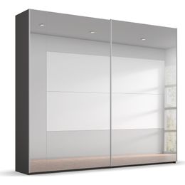 Schwebet&uuml;renschrank Rauch, B:226cm H:223cm T:68cm, grau, Holzwerkstoff, Schr&auml;nke, "Kleiderschrank Schrank Garderobe Schlafzimmerschrank X-TEND",