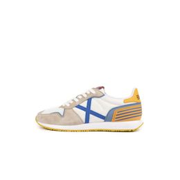 MUNICH Sneaker 'MASSANA' Herren Gr&ouml;&szlig;e 46 beige / blau / hellorange / wei&szlig;