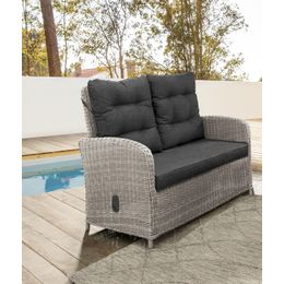 Loungesofa Destiny, B:125cm H:99cm T:74cm, wei&szlig;, Obermaterial: 100% Polyester. F&uuml;llung: 100% Polyurethan. Innenseite: 100% Polyester, Outdoor, Sofas,