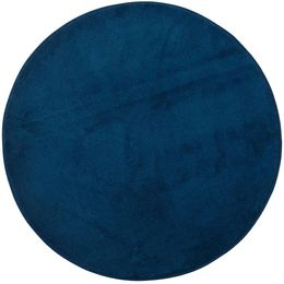 G&ouml;zze Badematte G&Ouml;ZZE, H:18mm, blau, Polyester, Badematten, "Rio Premium", Badteppich, Uni Farben, waschbar, rechteckig & rund erh&auml;ltlich
