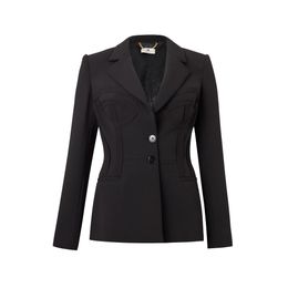 Elisabetta Franchi Blazer Damen Gr&ouml;&szlig;e 36 schwarz