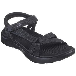 Skechers "GO WALK FLEX SANDAL-SUBLIME-X", Sommerschuh, Sandalette, Klettschuh, mit Goga Mat Footbed