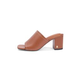 Tommy Hilfiger Pantolette Damen Gr&ouml;&szlig;e 40 cognac