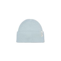 Marc O'Polo Baseball Cap MARC O'POLO "mit luxuri&ouml;sem Kaschmir", Damen, silbery blau, Wollmischung, gestreift, Caps