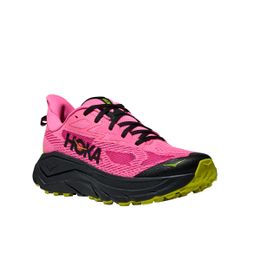 Hoka One One Damen Trailrunningschuh "CHALLENGER 8", Gr. 36,5neon rose, schwarz, Synthetik, Textil, mehrfarbig, Schuhe, Trail-Running