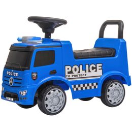 Jamara Kinder Rutscherauto "Mercedes-Benz Polizei", blau, B:28,5cm H:45cm T:62,5cm, Rutschautos