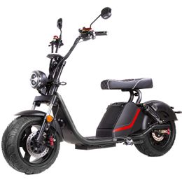 Sxt ScooterS E-Motorroller "Chopper S PRO", 45 km/h, schwarz, Elektromotorroller, bis zu 90 km Reichweite
