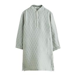 next Button Up Shirt 'Eid Kurta' boy Grey size 12-18 mths