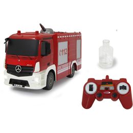Jamara Kinder RC-LKW "Feuerwehr TLF Mercedes-Benz Antos 1:26 - 2,4 GHz", rot, B:10cm H:12cm T:29cm, Fernlenkfahrzeuge, mit Spritzfunktion