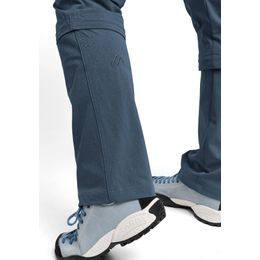 Maier Sports Damen Outdoorhose "Arolla", blau, Gr. 72, 90% Polyamid, 10% Elasthan, Hosen, Damen Zip-Off Wanderhose, atmungsaktive Trekkinghose,