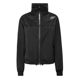 Plein Sport Damen Windbreaker "Scratch", schwarz, Gr. XL, Obermaterial: 100% Polyester. Futter: 100% Polyester, Jacken