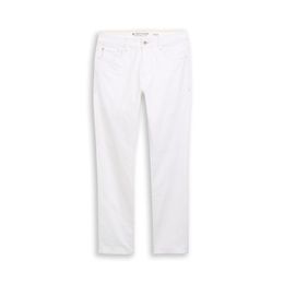 Tom Tailor Herren TTJOSH REGULAR SLIM Jeans, wei&szlig;, Uni, Gr. 38/36