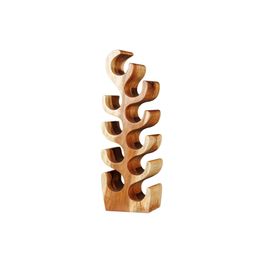 Invicta Interior Weinregal Arte Suarholz Handgefertigtes Unikat 18 x 20 x 80 cm, 10 Flaschen skandinavische Deko Online Shop