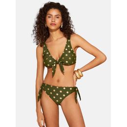 Love & Roses Bikini Top female Green size 16