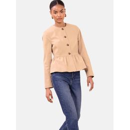 Lipsy Between-Season Jacket female Beige size 18