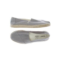Toms Shoes TOMS Halbschuh Damen Gr&ouml;&szlig;e 39.5 Second Hand grau
