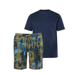 JP1880 Short Pajamas male Blue size 4XL