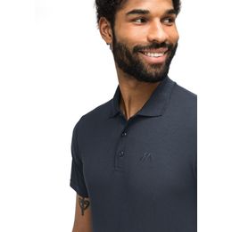 Maier Sports Herren Poloshirt "Ulrich", grau, Gr. L, 100% Polyester, Shirts, Herren Polo kurzarm, leichtes Shirt, Funktionsshirt mit Kragen Reg Fit