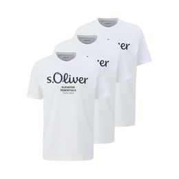 s.Oliver Shirt 'Basic' male White size L