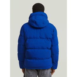 G-Star Raw G-STAR Herren Outdoorjacke "G-Whistler Padded Hooded Jacke 2.0", blau, Gr. XL, Obermaterial: 50% Polyester, 50% Polyester, Jacken